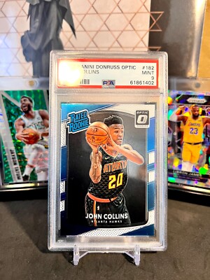 ⭐️ JOHN COLLINS 2017 DONRUSS OPTIC #182 PSA 9 MINT RC GRADED CARD 🔥 | eBay