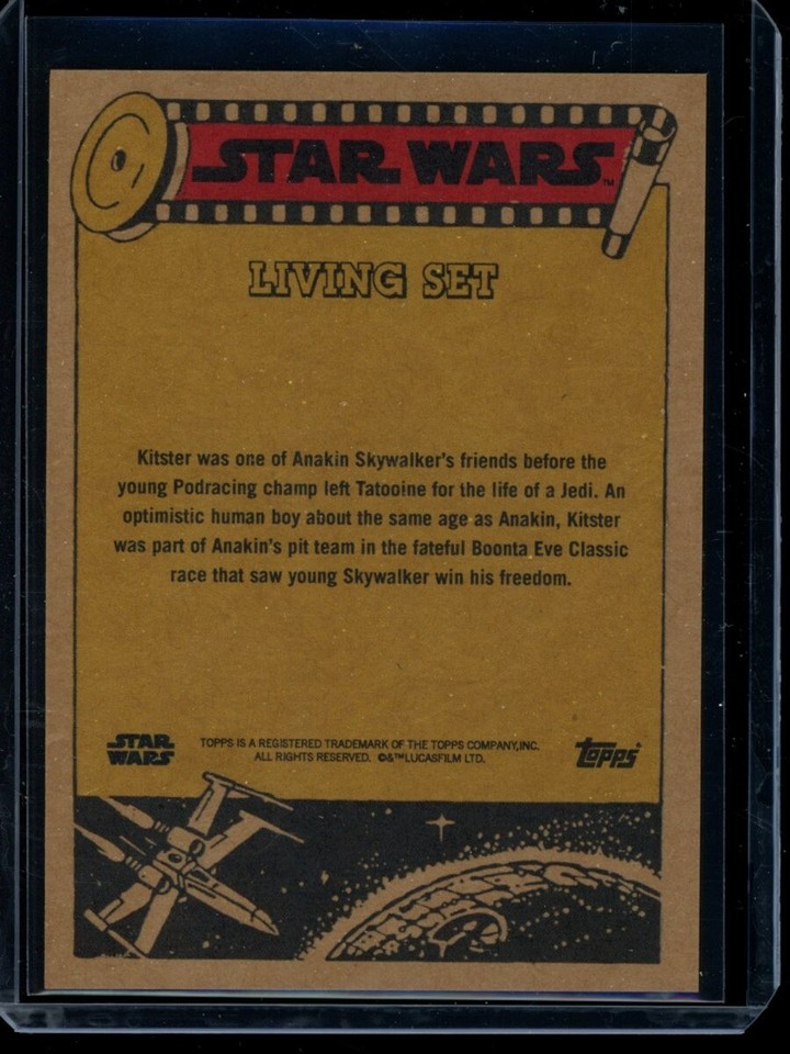 2022 Topps Star Wars Living Set #316 Kitster SP Card The Phantom Menace ...
