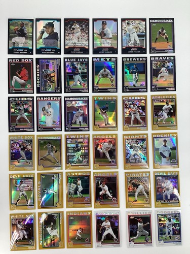 Assorted Lot Of 2004 Topps Refractor Baseball Cards (58) | eBay