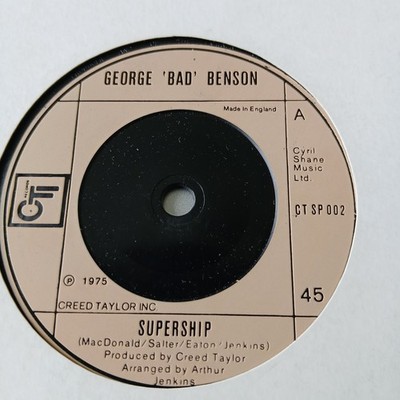 George ' Bad ' Benson - Supership ( UK CTI ) 70's Northern Soul 45 ...