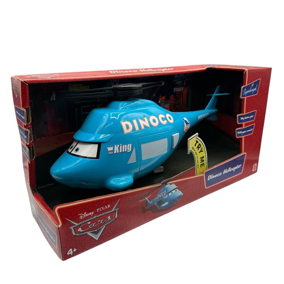 Disney PIXAR 2006 The King Dinoco Helicopter With Talking Mater NIB ...