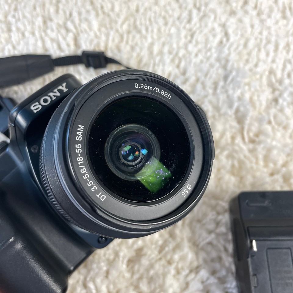Sony a100 Digital SLR Camera DSLR-A100 10.2MP Sony 18-55 SAM Lens ...