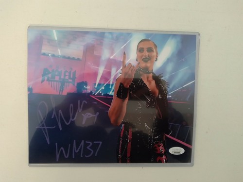 Rhea Ripley Signed Autographed 8x10 Photo WWE JSA COA Wrestlemania NXT ...