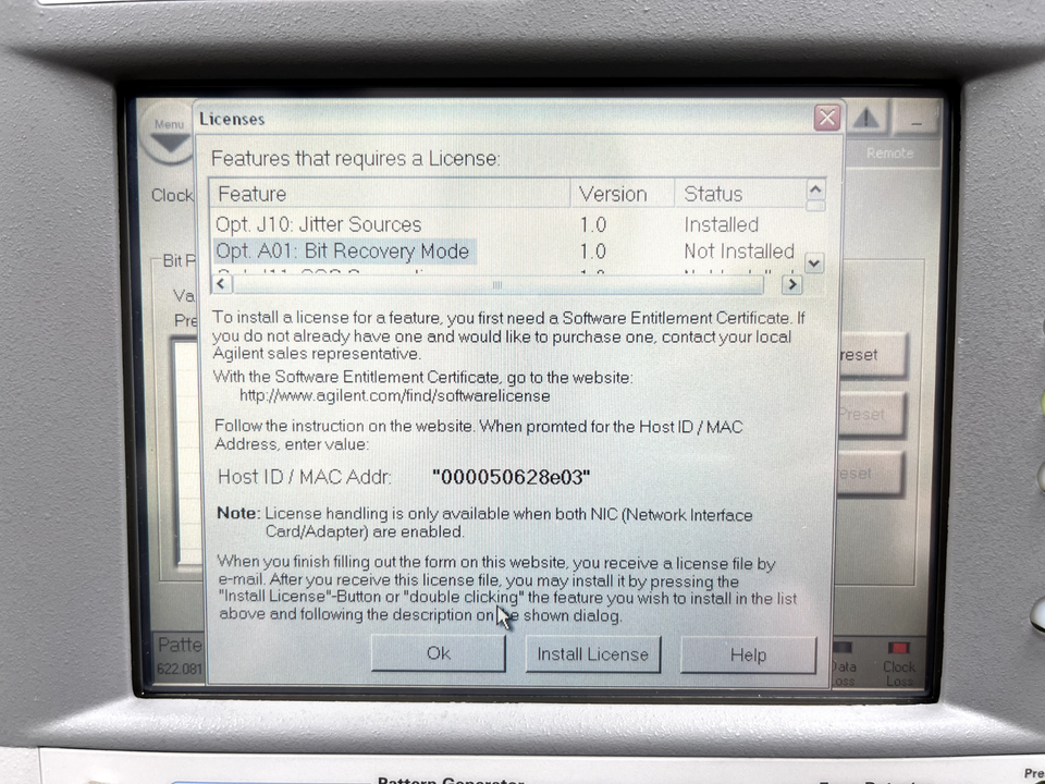 Agilent N4903B J-BERT High Performance Serial BERT 12.5 Gb/s | eBay