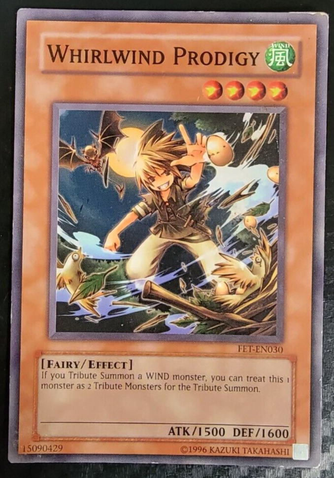 Yu-Gi-Oh - Trading Card - Effect Monster - Whirlwind Prodigy - FET ...