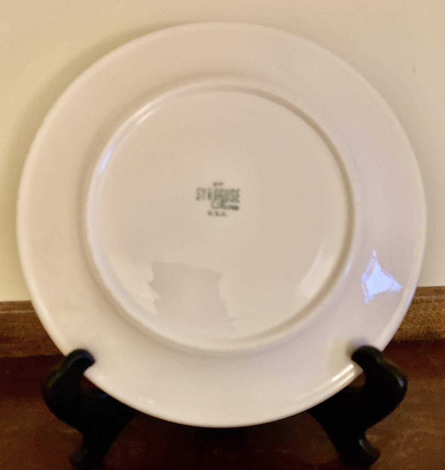 Vintage 50’s Syracuse China USA Restaurant Ware Salad Plate 8” Teal Rim ...