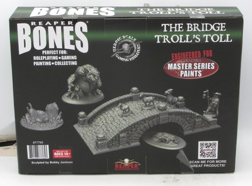 Reaper 77765 The Bridge Troll's Toll (Bones) Diorama Boxed Terrain Set ...