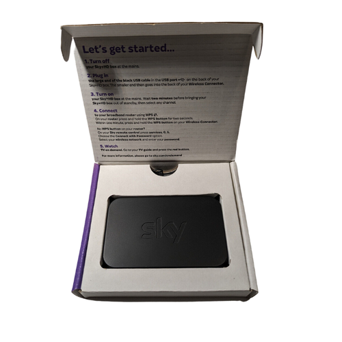 Sky SD501 WiFi Wireless Connector On Demand TV Anytime Sky HD Mini Box ...