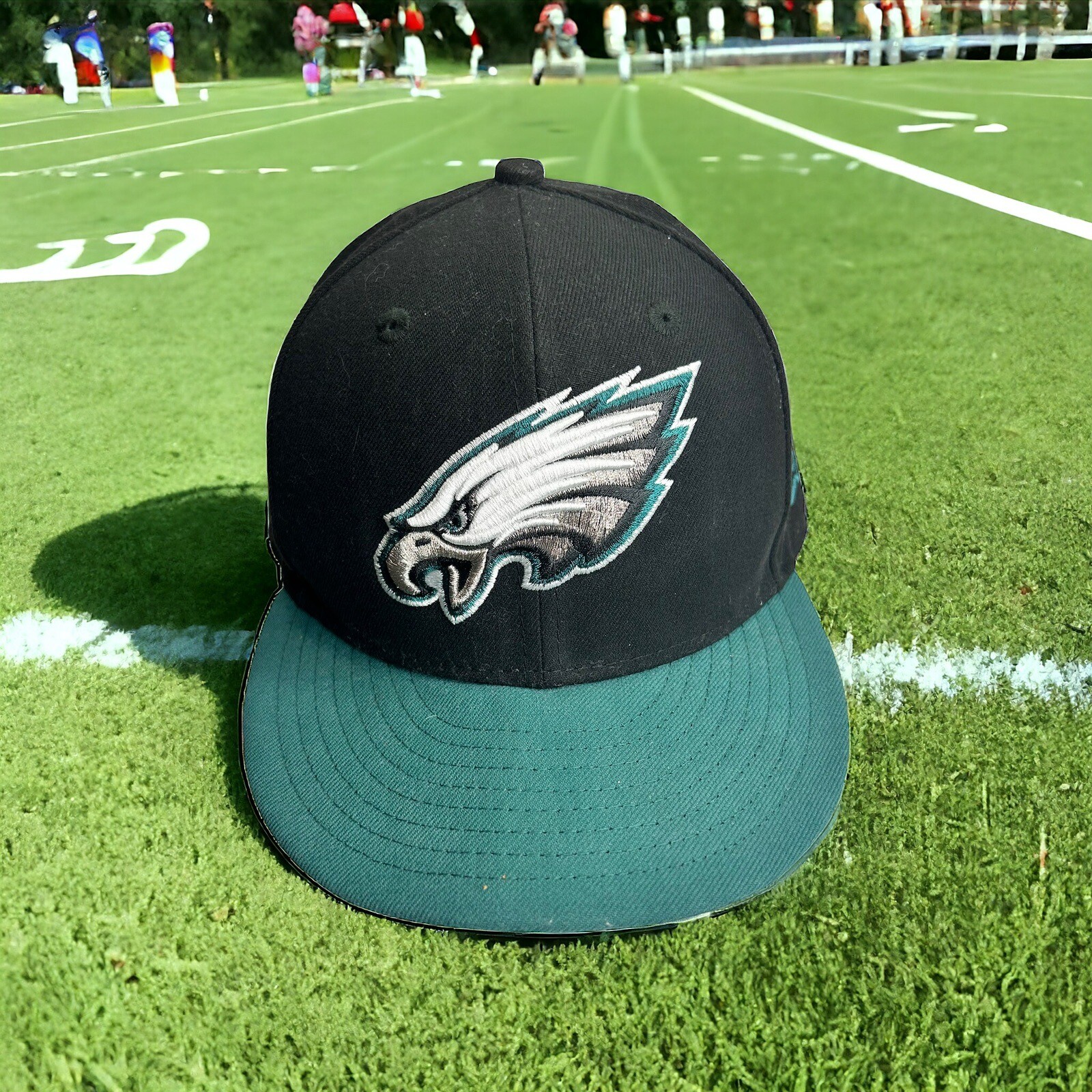 Philadelphia Eagles NFL Mens New Era 59Fifty Size 7 5/8 Fitted Hat GO ...