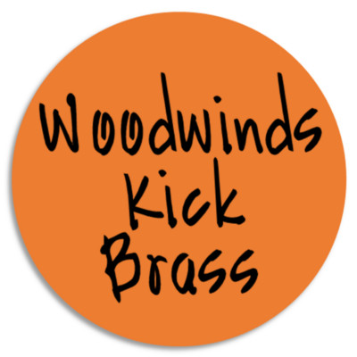 Woodwinds Kick Brass - 25 Pack Circle Stickers 3 Inch - Music Band ...