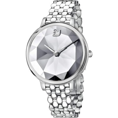 SWAROVSKI CRYSTAL WATCH SILVER WOMENS WATCH GOOD CONDITION | eBay