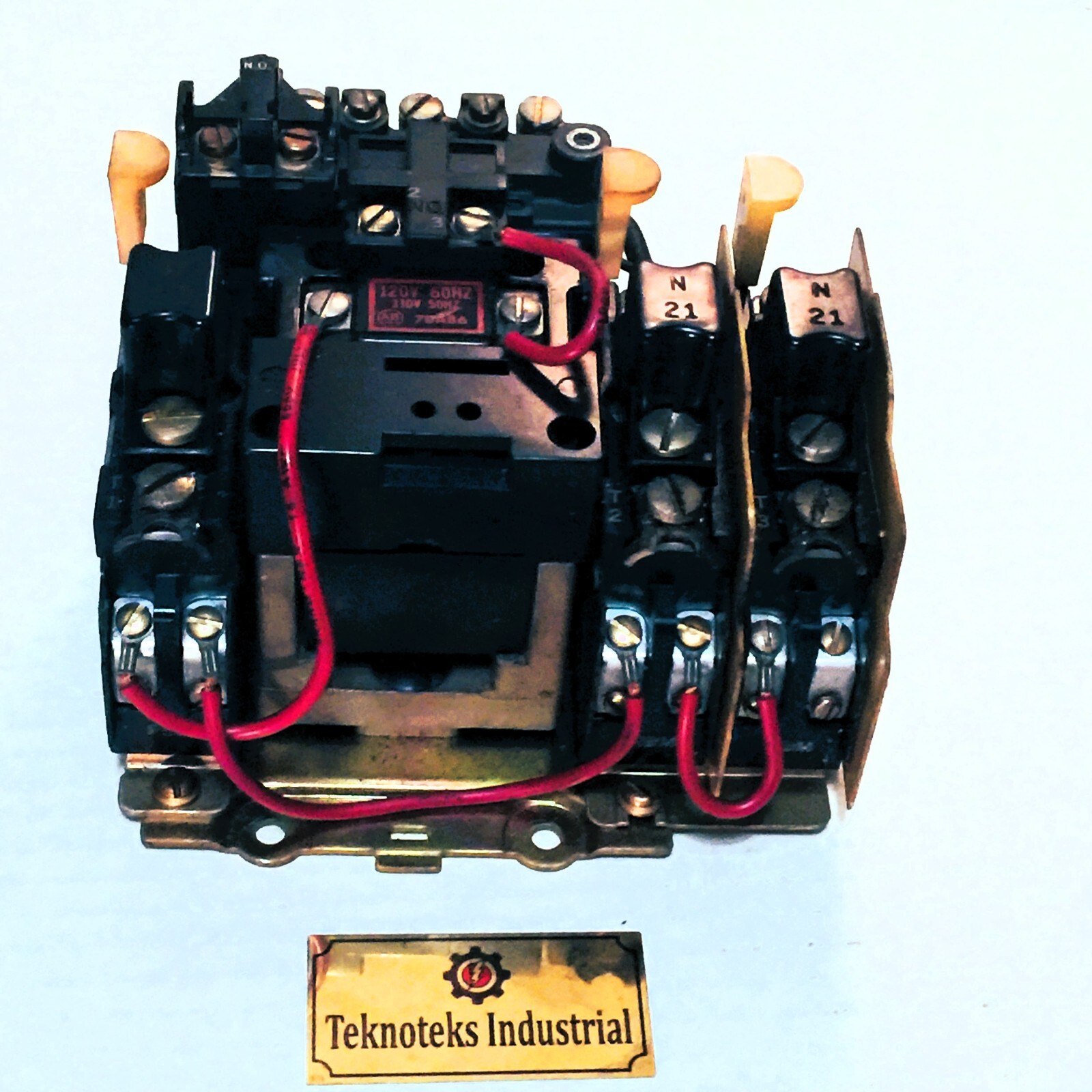 ALLEN BRADLEY 709-AOD103 SER K SIZE 0 CONTACTOR / N21 OVERLOAD HEATERS ...