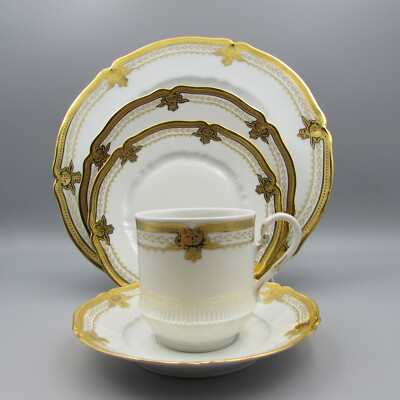 Haviland Limoges France REGIS - GOLD Service for Four - 20pc Set | eBay