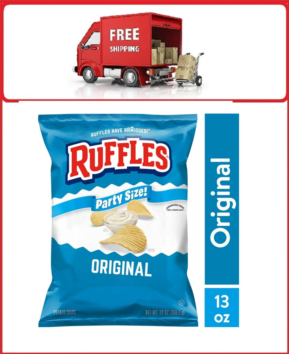 Flat Ruffles Potato Chips