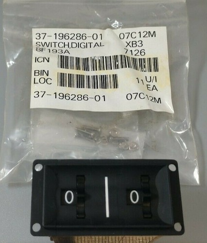 DIGITRAN MINISWITCH 8-F-193A MIL-SPEC THUMBWHEEL SWITCH 8F-193A 8F193A ...
