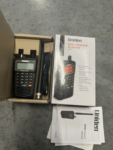 Uniden SR30C 500 Channel Handheld Scanner - Black **Read** 50633650813 ...