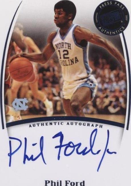 2007-08 Press Pass Legends - Saturday Signatures Phil Ford (AU) for ...