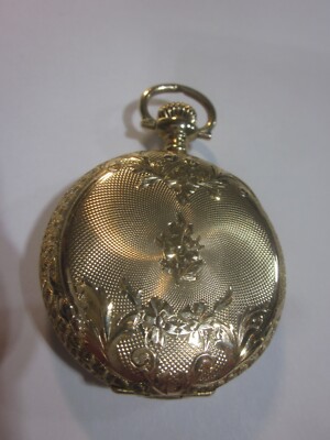Antique 14K 0s Hunter Pocket Watch Case WWC Co. for Elgin Waltham ...