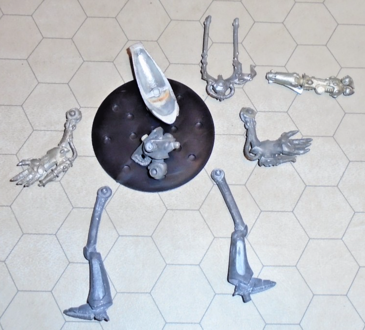 Warhammer 40k Eldar Wraithlord / Dreadnought Metal OOP w/ Starcannon V2 ...