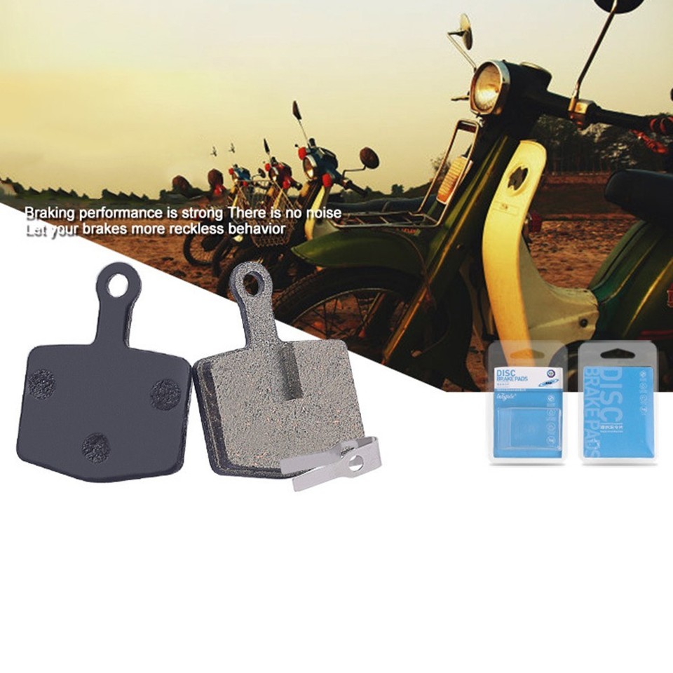 Disc Brake Pads 1pair Black Brake Pads Disc Fittings Metal+Resin 4mm ...
