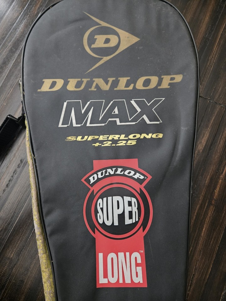 Dunlop Max 200G Tennis Racket L5 4 1/2" Case Graphite Injection McEnroe ...