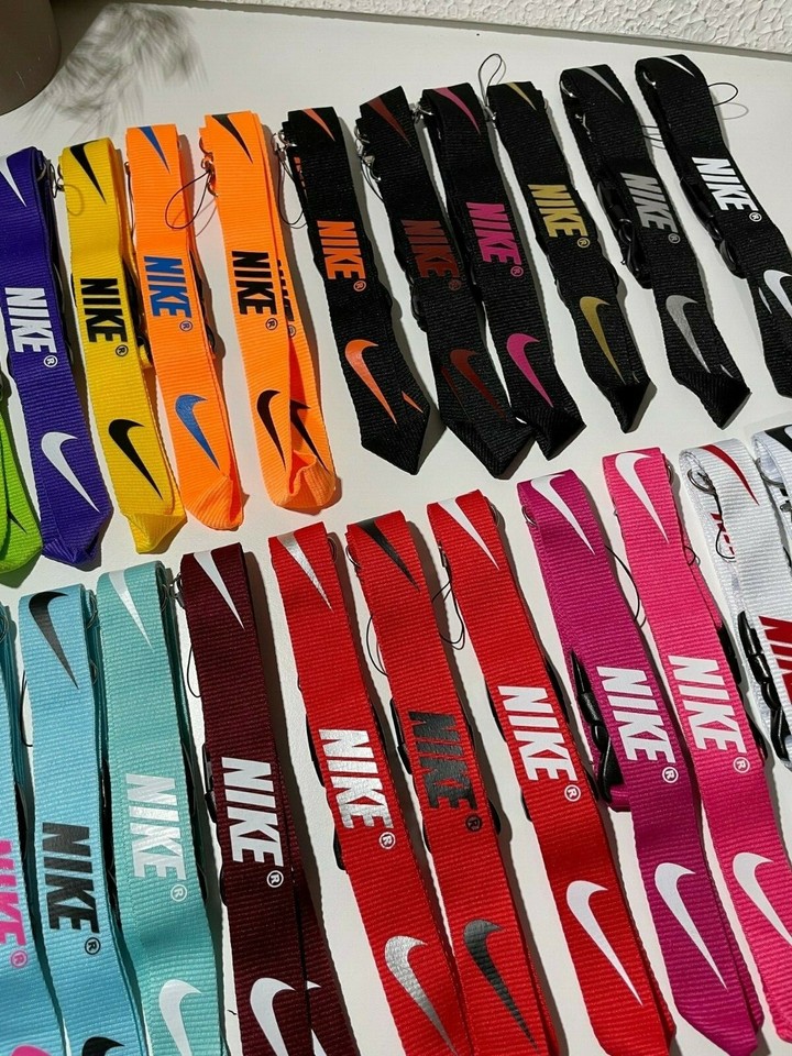 Nike Lanyard Detachable Keychain Badge ID Holder Phone Strap Multi ...