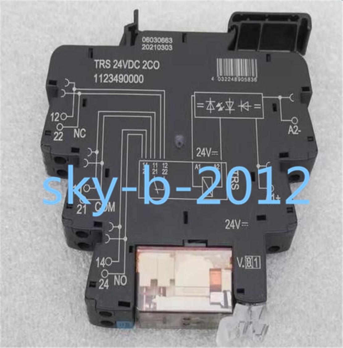 1 PCS NEW Weidmuller Relay TRS 24VDC 2CO 1123490000 | eBay