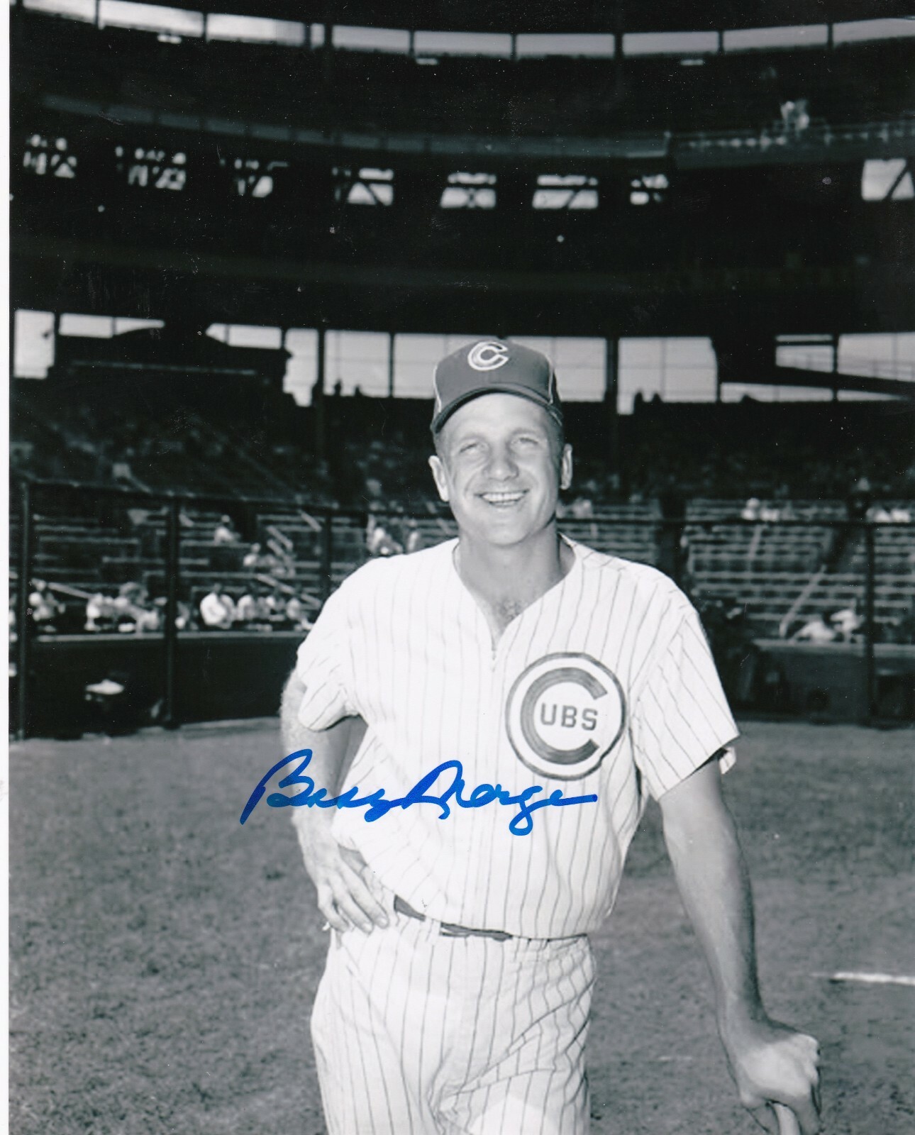 BOBBY MORGAN CHICAGO CUBS ACTION SIGNED 8x10 | eBay