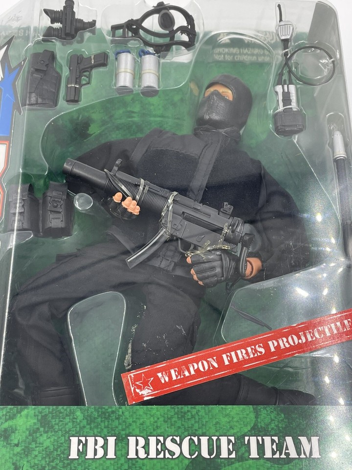 GI Joe FBI Rescue Team Security Forces 12" action figure 2004 Rare | eBay