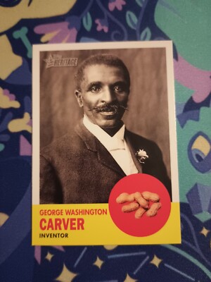 2009 GEORGE WASHINGTON CARVER TOPPS HERITAGE MULTI SPORT #43 BASE CARD ...