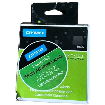 Dymo 30327 genuine white address labels 1 1/8” X 3 1/2” | eBay