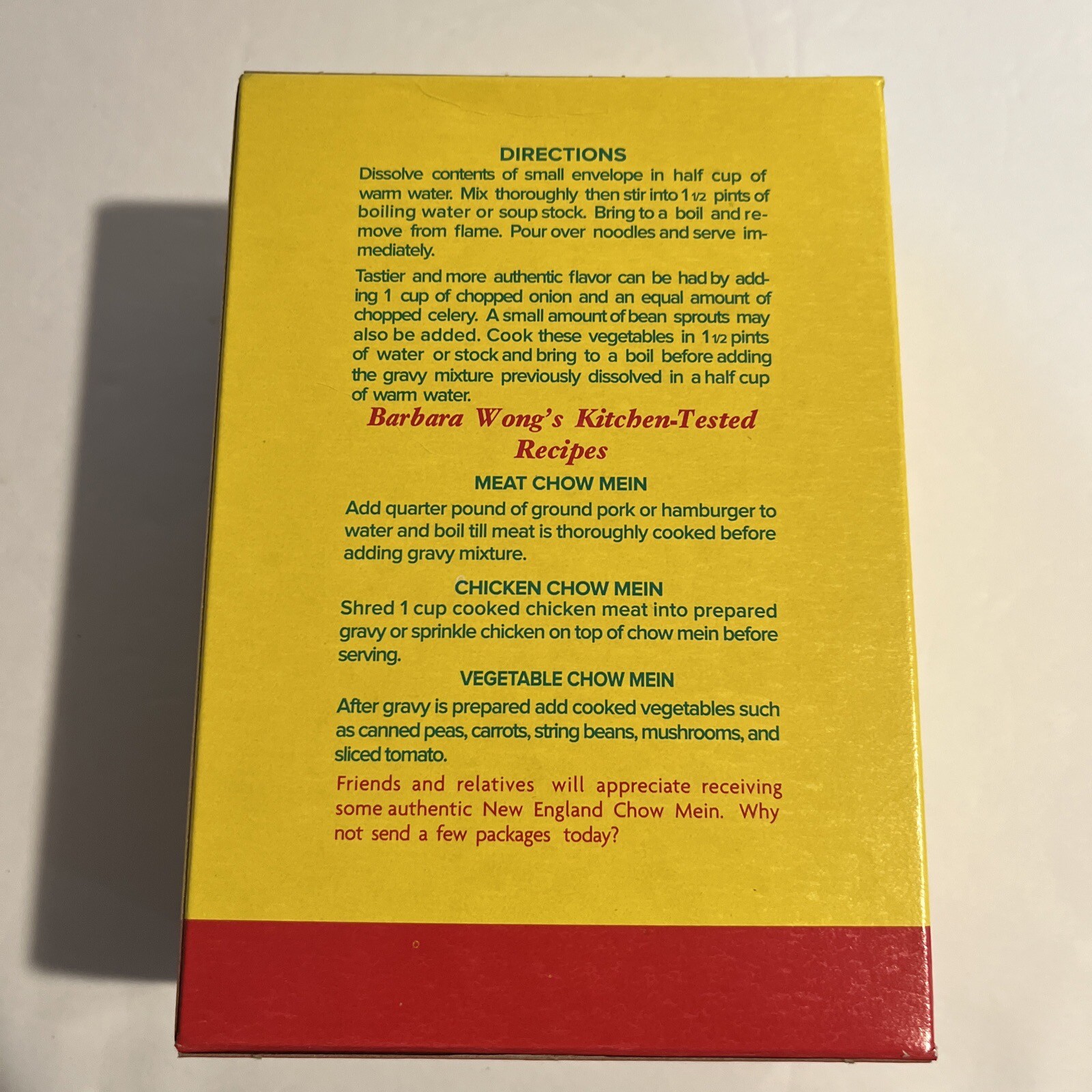 Original HOO-MEE Chow Mein Mix Net Wt 8oz for sale online | eBay