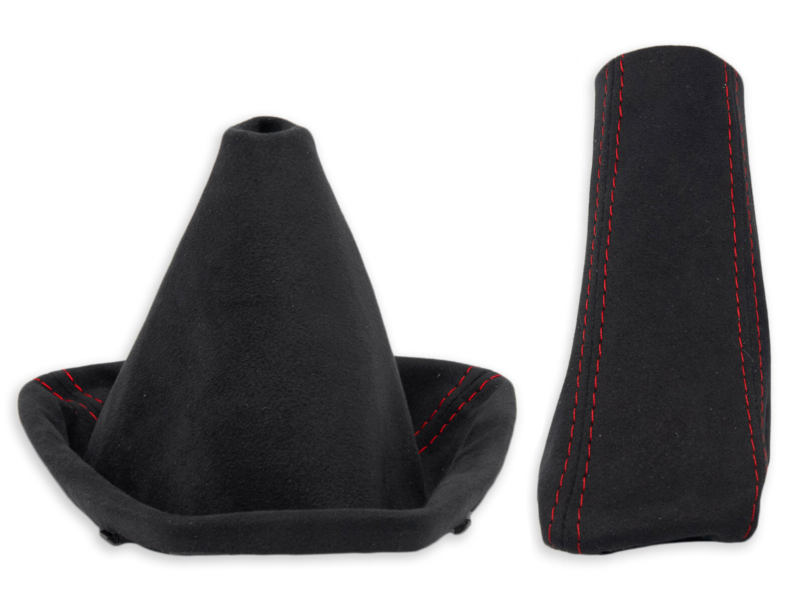 FOR BMW E90 E91 E92 E93 GEAR SHIFT BOOT + HANDBRAKE GAITER ALCANTARA ...