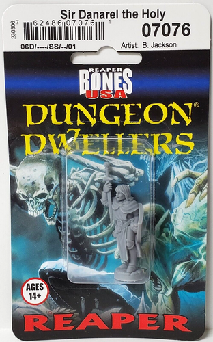 SIR DANAREL THE HOLY Reaper Minis Bones USA Dungeon Dwellers REM07076 ...