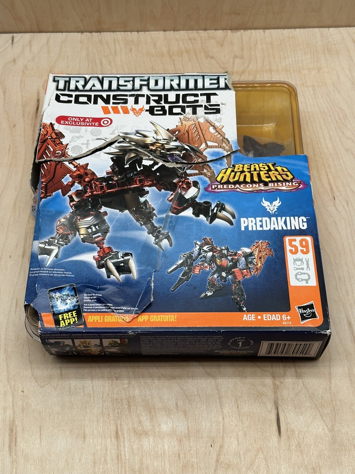 Transformers+Beast+Hunters+Construct+Bots+Predaking+Action+Figure for ...