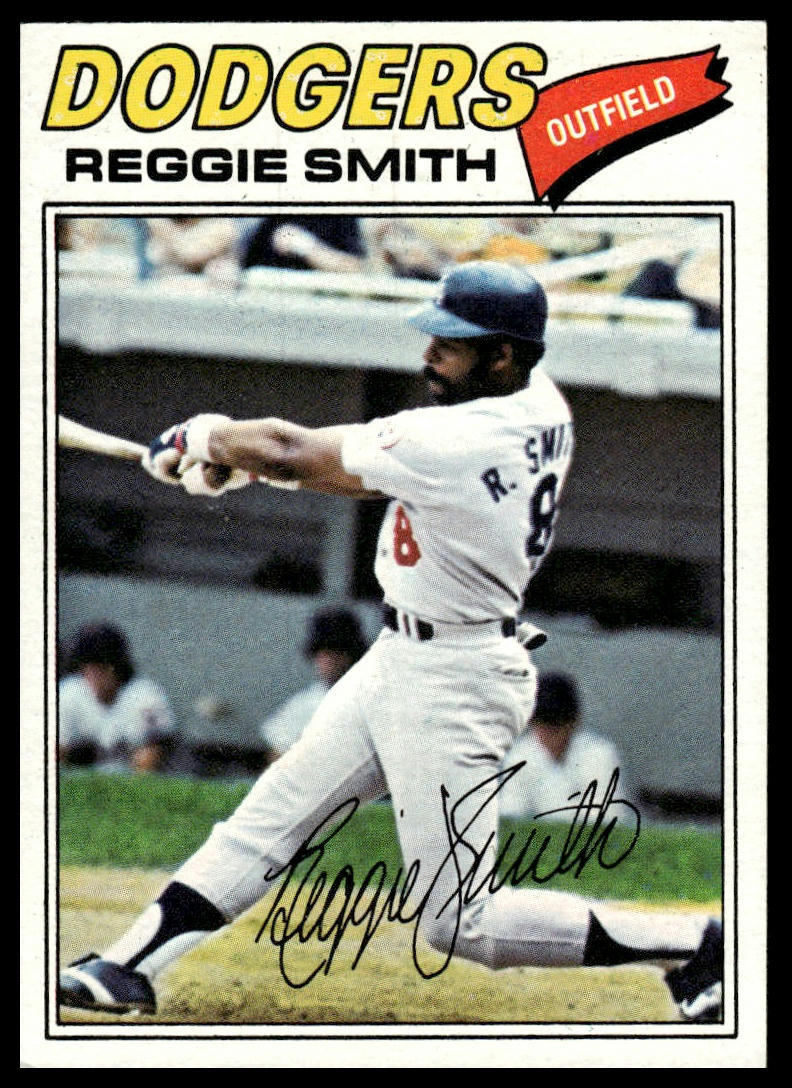1977 Topps #345 Reggie Smith Los Angeles Dodgers Baseball Card | eBay