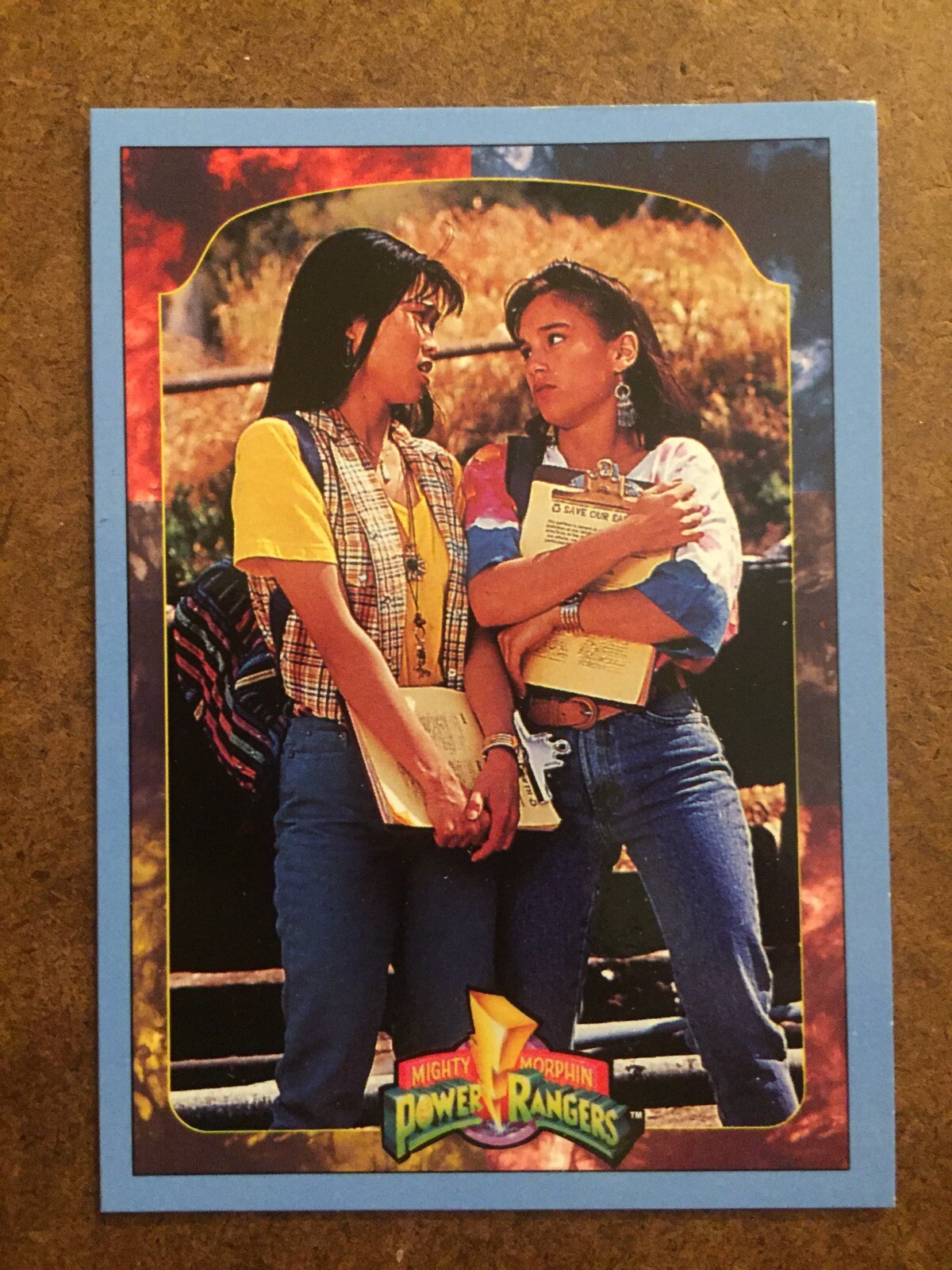 Teamwork 77 Mighty Morphin Power Rangers Series 2 Trading Card Blue | eBay