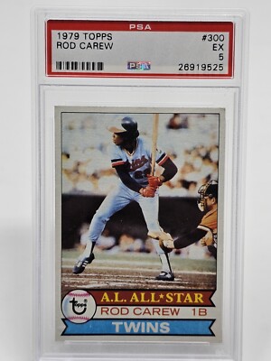 1979 TOPPS ROD CAREW HOF PSA GRADED 5 EX Twins HOF | eBay