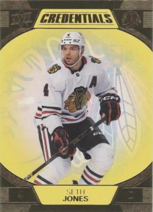 2022-23 Upper Deck Credentials - Seth Jones #19 Yellow for sale online ...