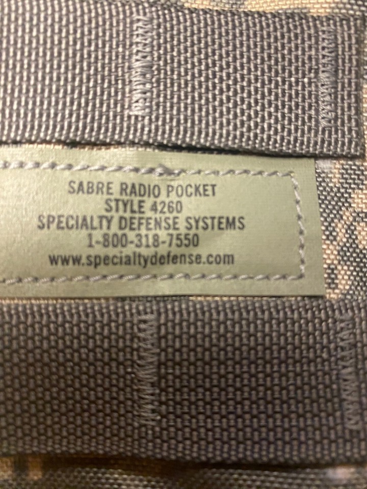 New ACU Sabre Radio Pocket - Style 4260 | eBay