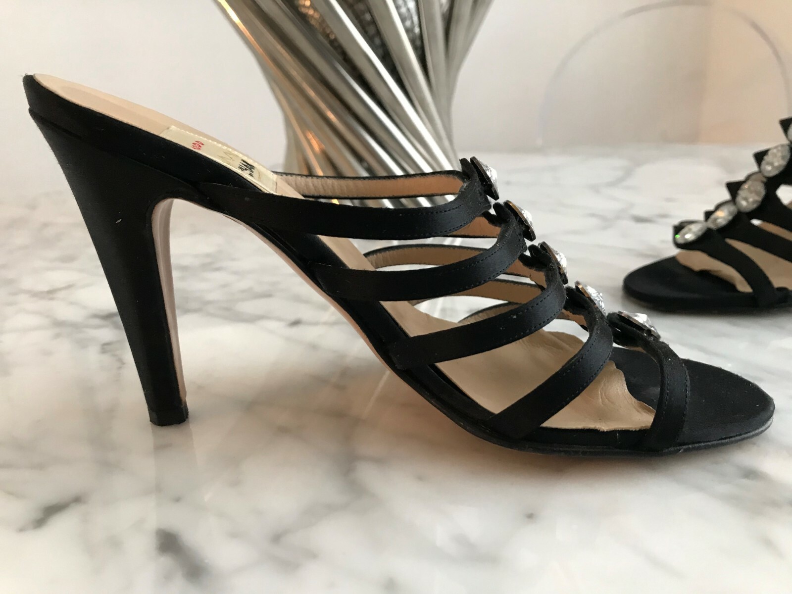 RARE Vintage Todd Oldham by Lerre Satin Jeweled Slip … - Gem