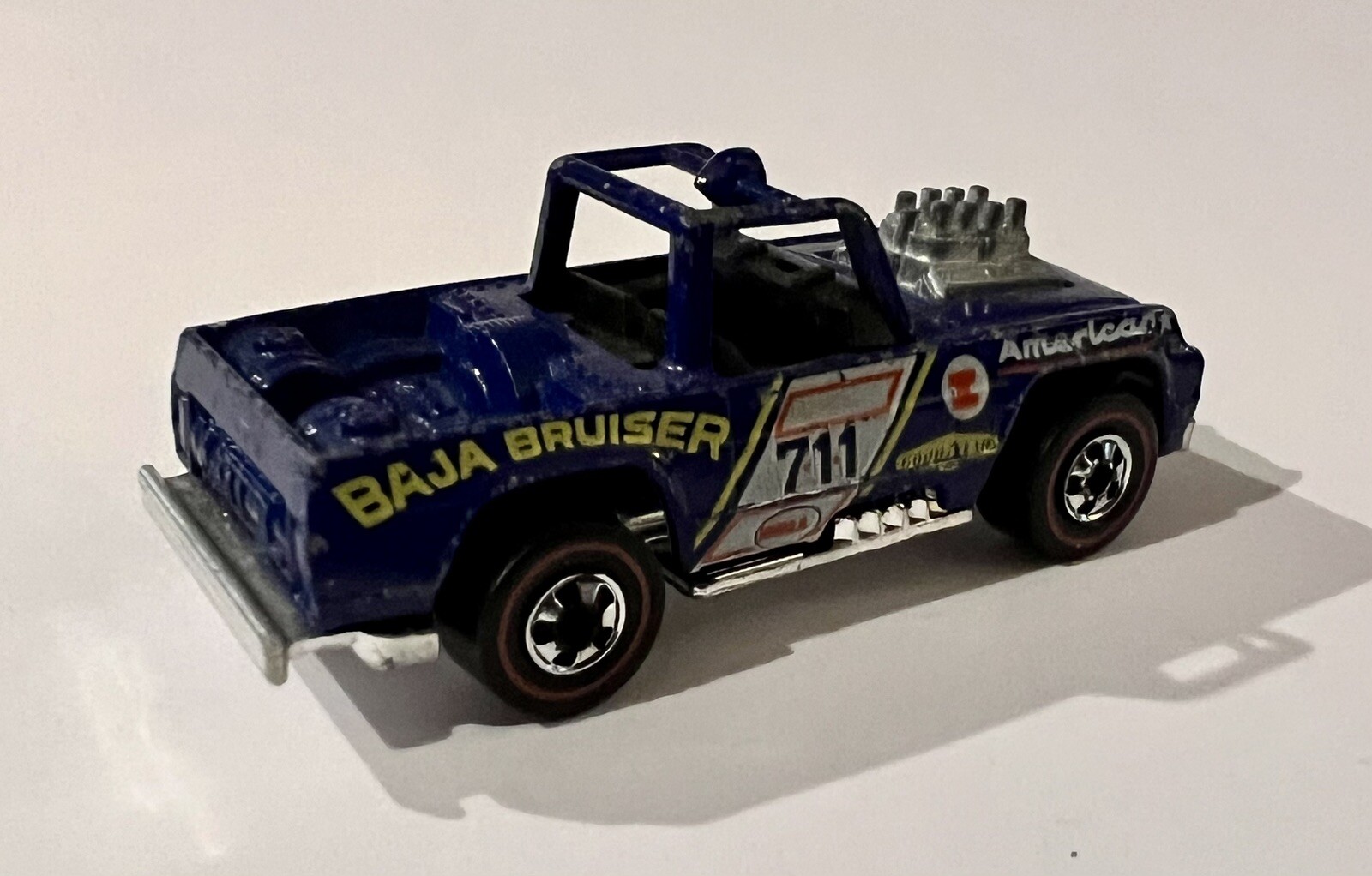 NICE Hot Wheels Redlines 1973 Baja Bruiser Rarer Dark Blue | eBay