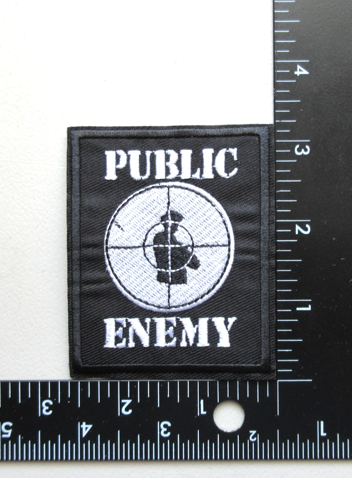 🔥PUBLIC ENEMY HIP-HOP GROUP MUSIC EMBROIDERED IRON ON PATCH (DISCOUNTED PATCH) | eBay