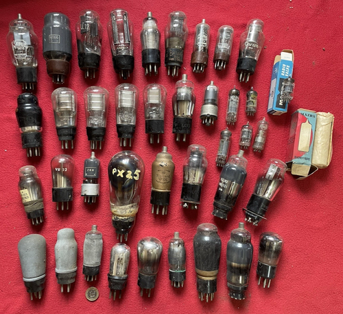 x 40 Radio - TV Valves Tube UNTESTED Inc KT66 - UNTESTED JOB LOT | eBay UK