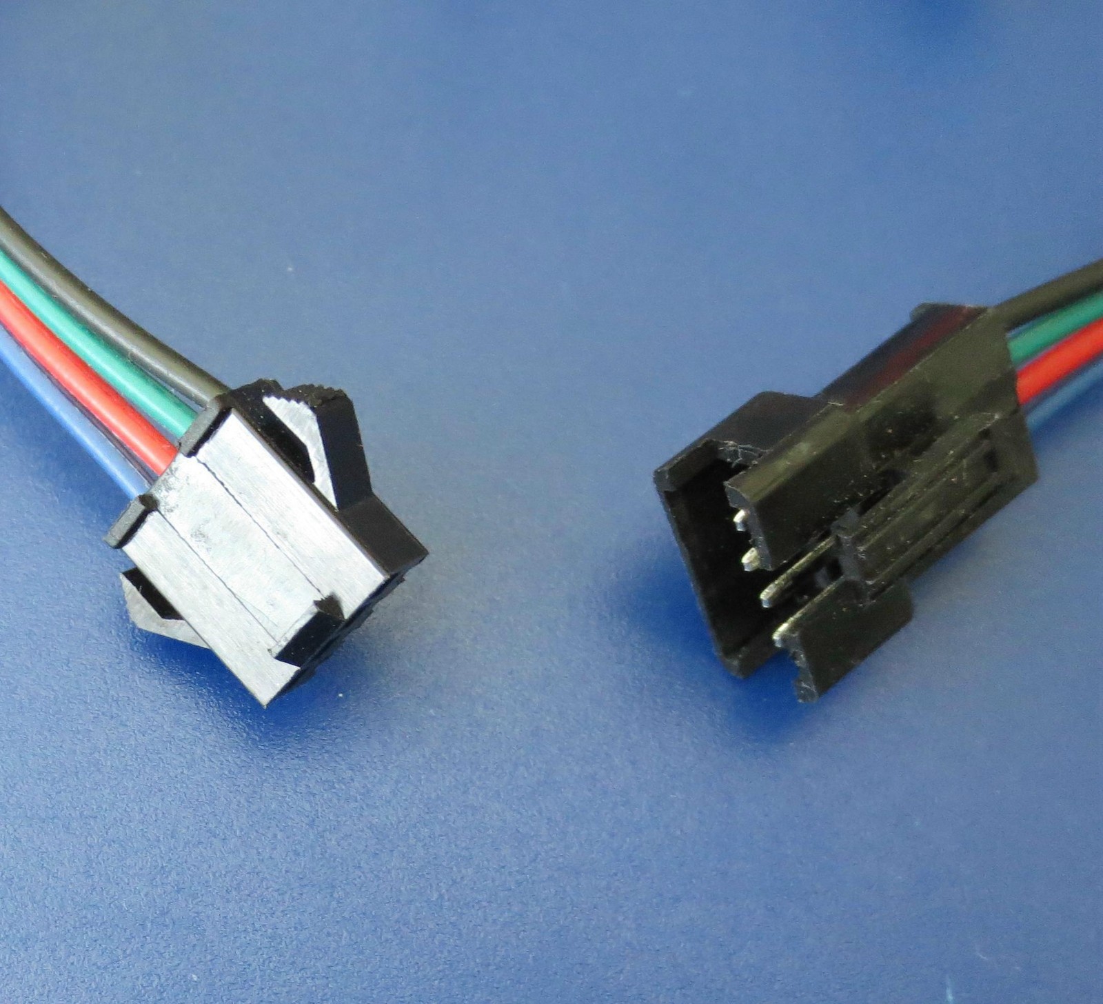 LED Anschluss Kabel Leitung Stecker Male Female 2 3 4 5 6 polig RGB ...