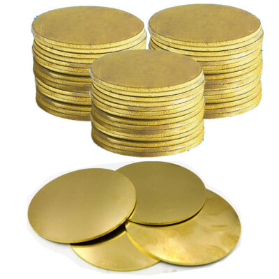 H62 Brass Discs Round Sheet Thick 0.5 0.8 1- 3mm Metal Solid Blanks OD ...