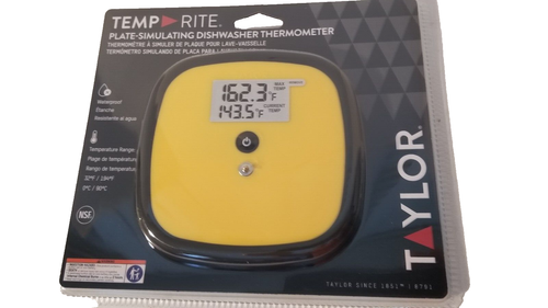 Taylor Temp Rite Dishwasher Plate Thermometer 8791 - New In Box | eBay
