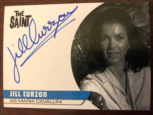THE SAINT SERIES 2: AUTOGRAPH CARD: JILL CURZON AS MARIA CAVALLINI JC3 ...