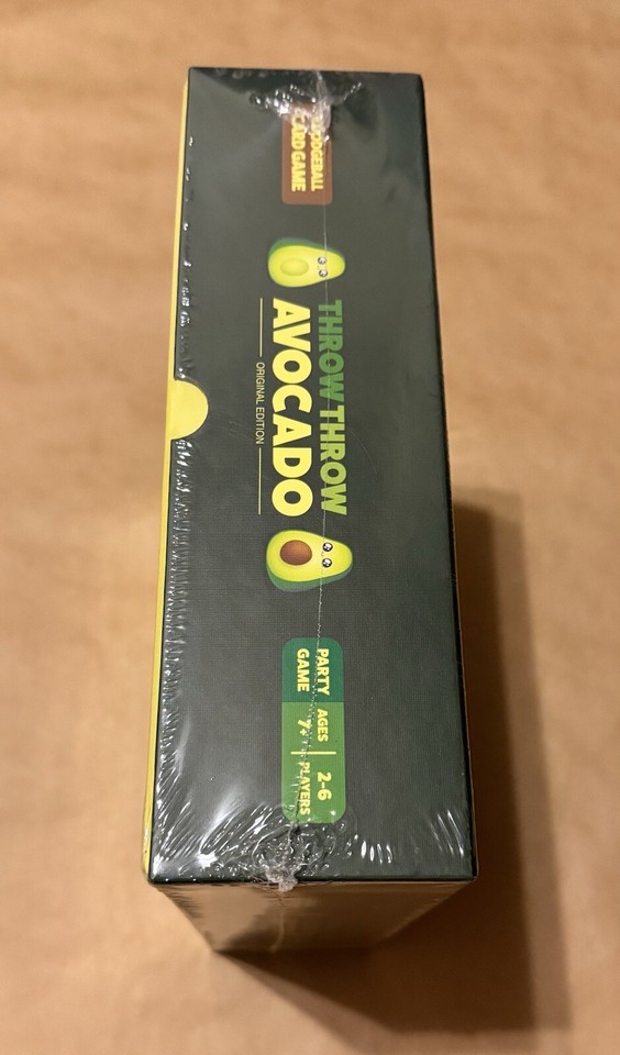 Throw Throw Avocado Game Party Game 2-6 Players Ages 7+ Brand New ...