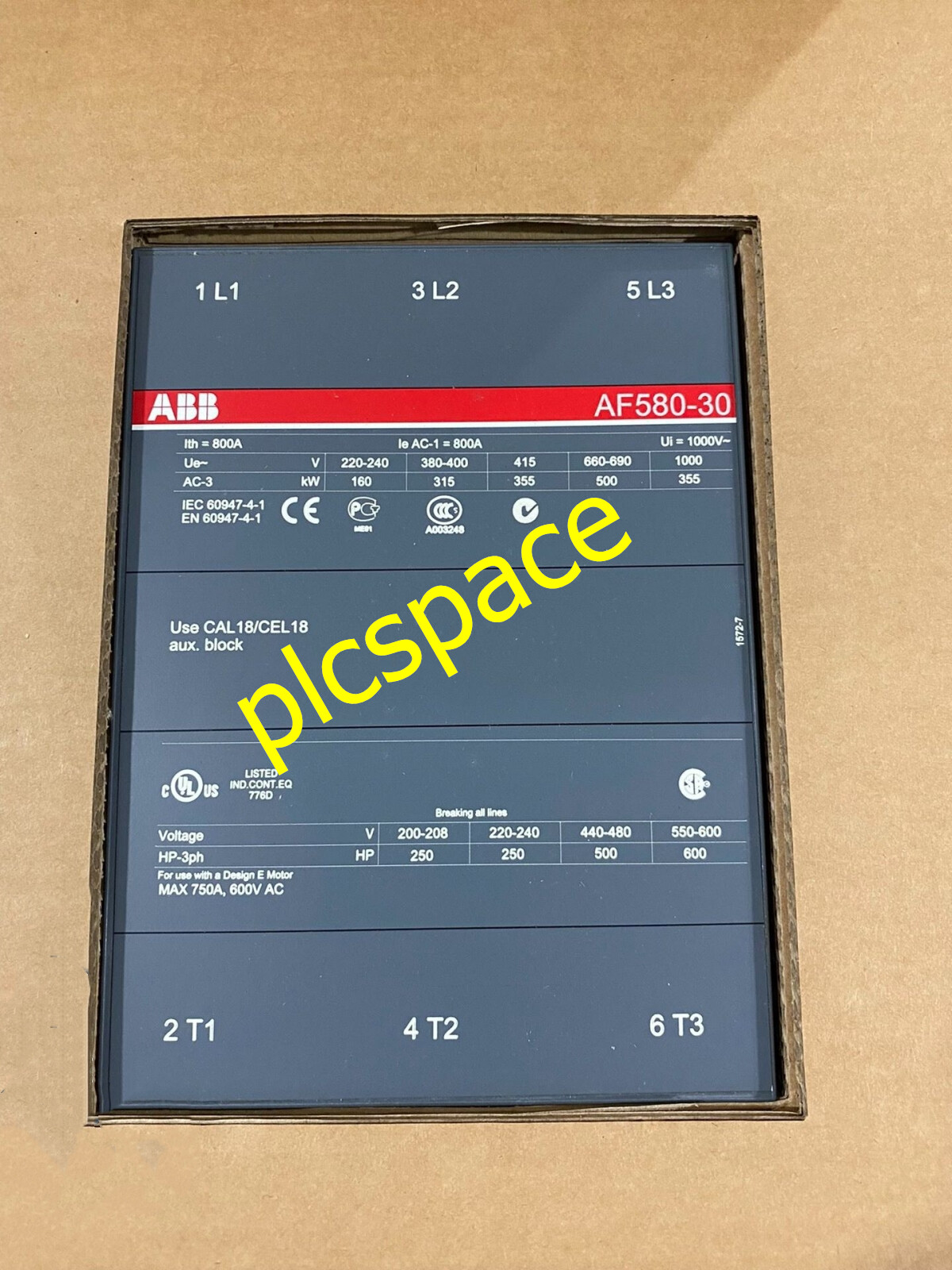 ABB Af580-30-11 Contactor 1sfl617001r7011 for sale online | eBay